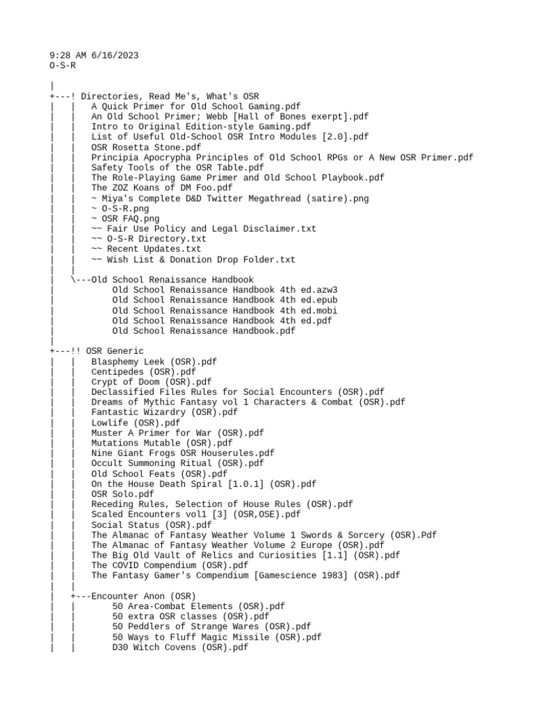 Old School RPG Resource Hub | PDF | Teaching Methods & Materials | Computers