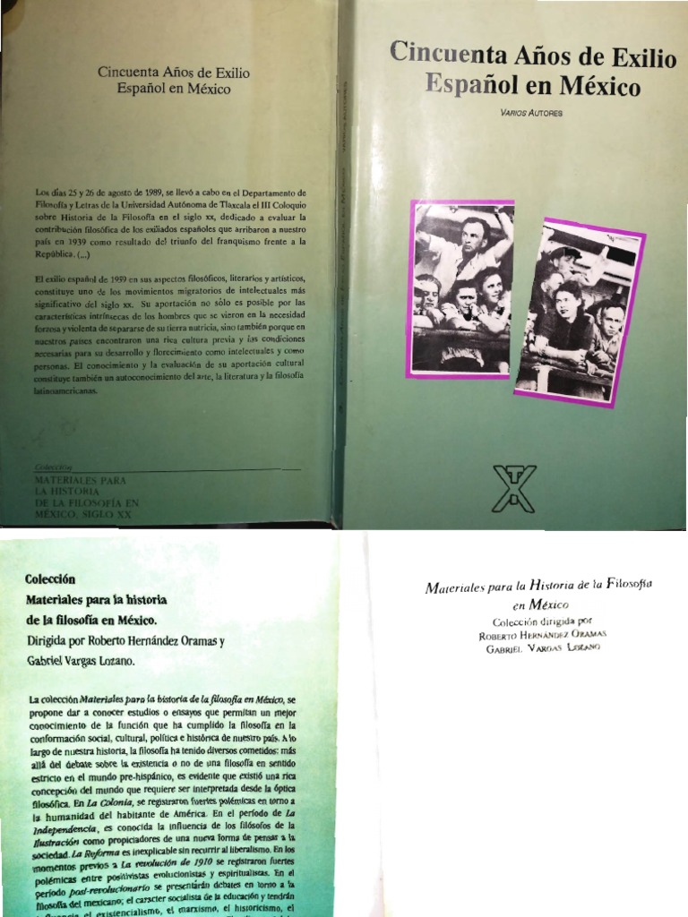 50 Años Del Exilio Español en México | PDF | México | España