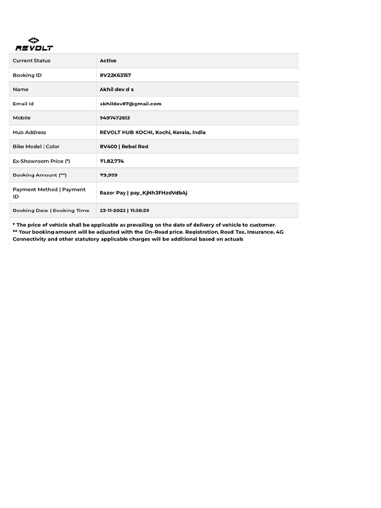 Receipt_Booking (3) | PDF