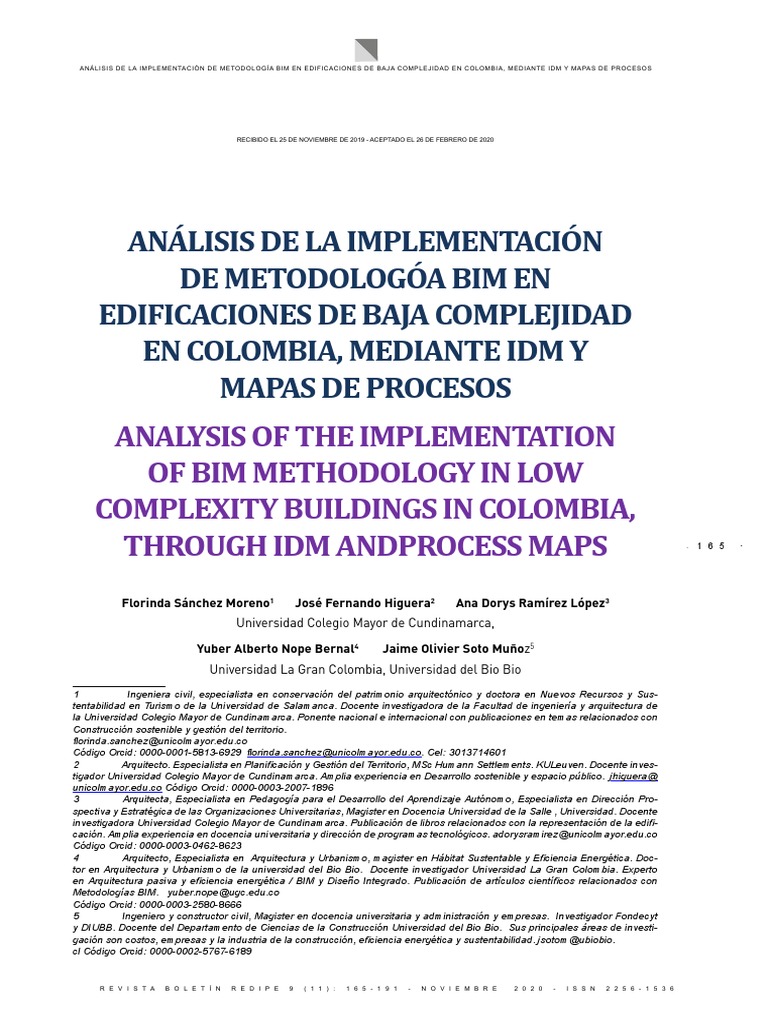 Analisis de La Implementacion de Metodologia BIM | PDF