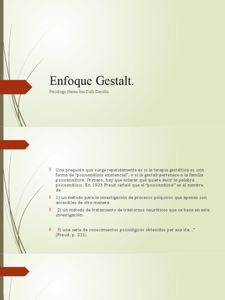 Enfoque Gestalt | PDF