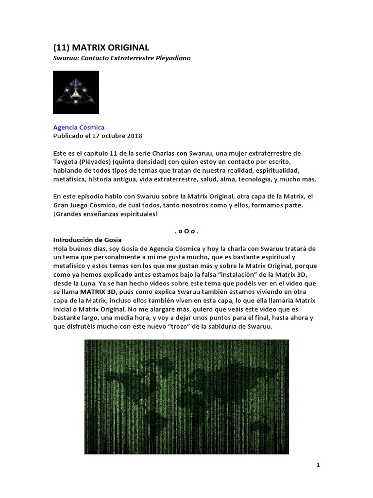 Matrix Original | PDF