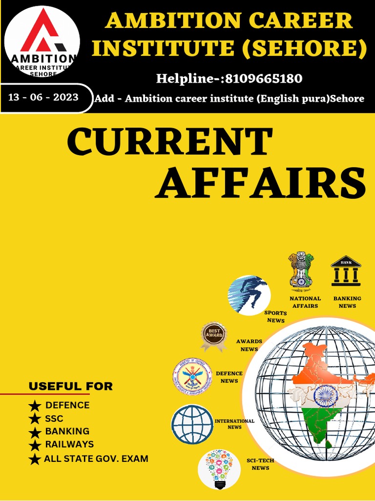 13-06-2023 Ambition Career | PDF