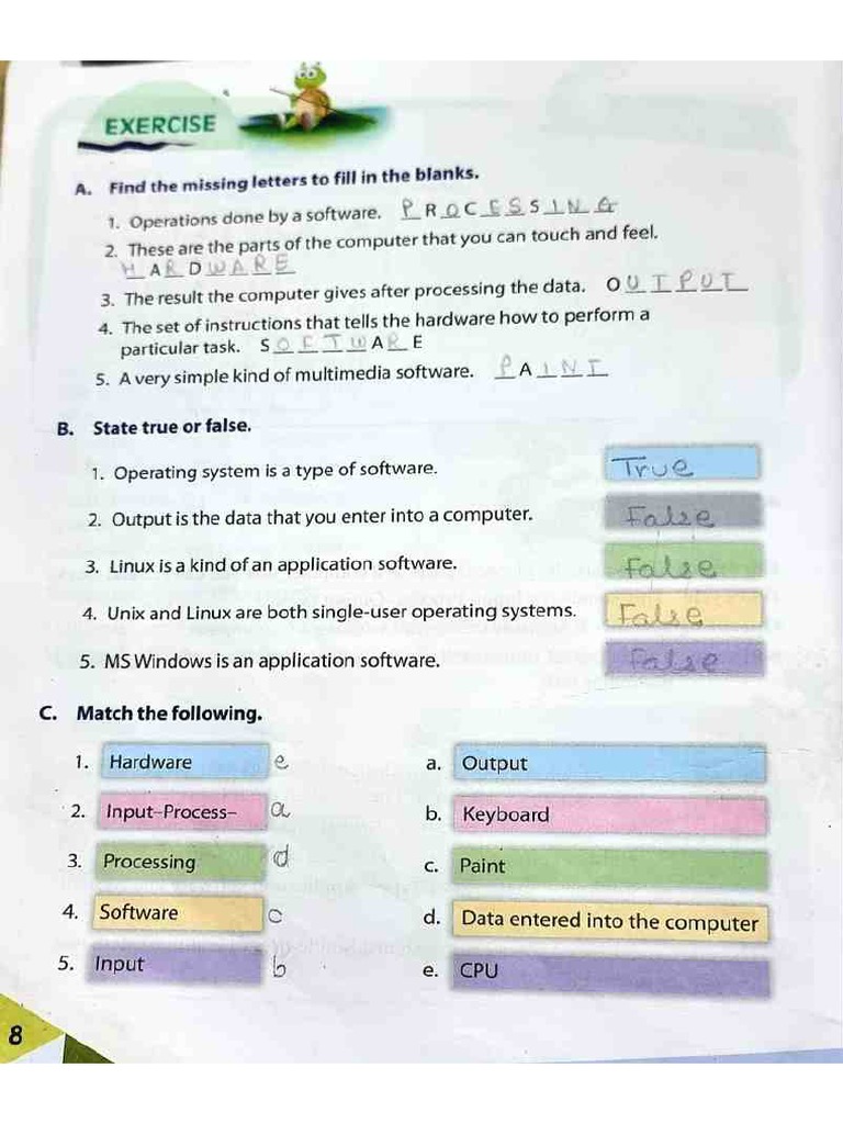 Grade 3 ICT Chp1 | PDF