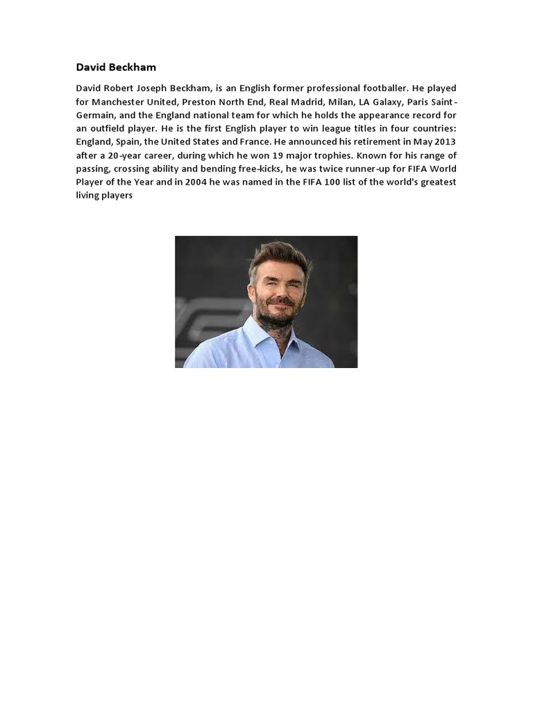 David Beckham | PDF