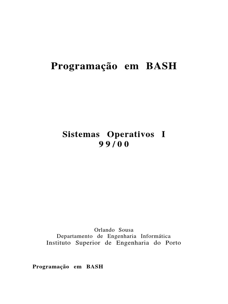 Shell Pdf Parâmetro Programação De Computador Shell Informática 