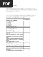 Test de Isaacs | PDF