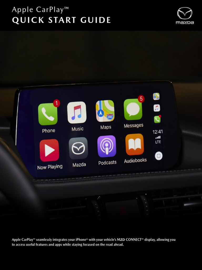 Apple Carplay Quick Start Guide - MZD Connect | PDF
