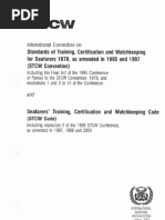 STCW 2010 - Chapters & Manila Amendments | PDF | Sailor | Shipping