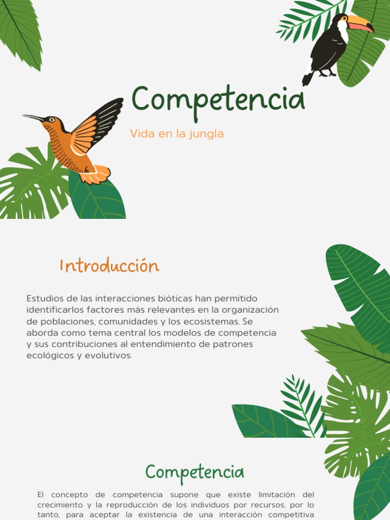 Competencia | PDF | Ecología | Ciencias de la Tierra