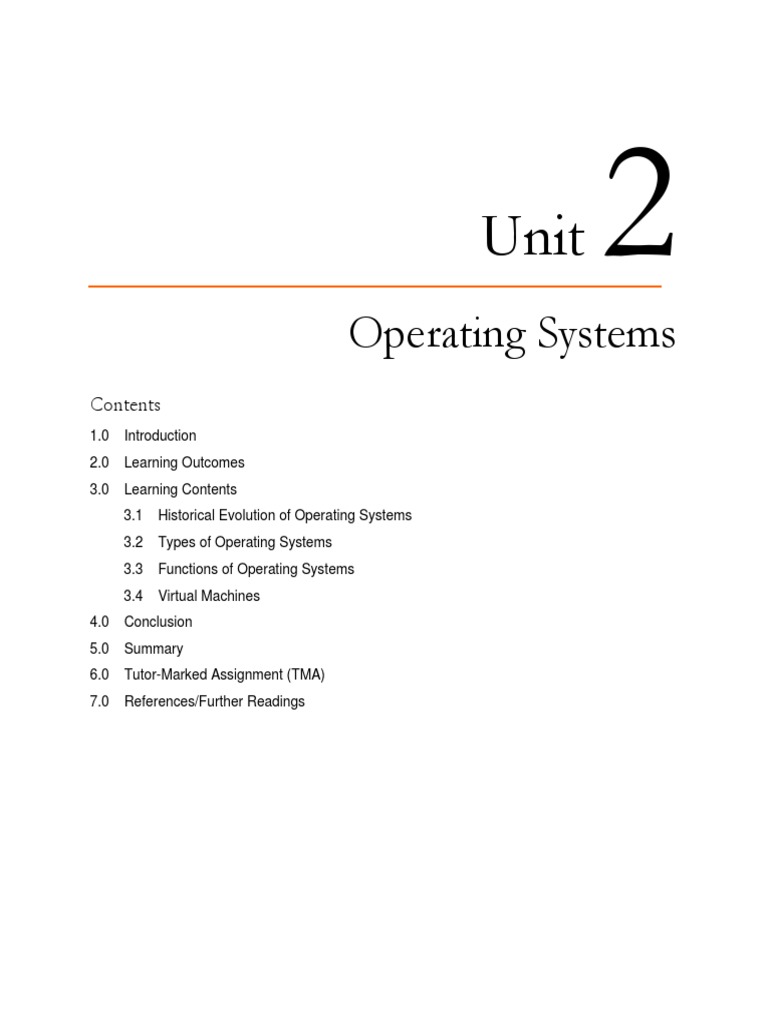 Operating Systems Overview | PDF | Operating System | Programming