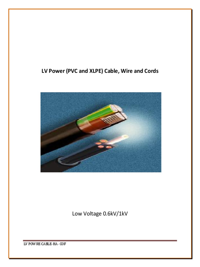 Power Cables | PDF