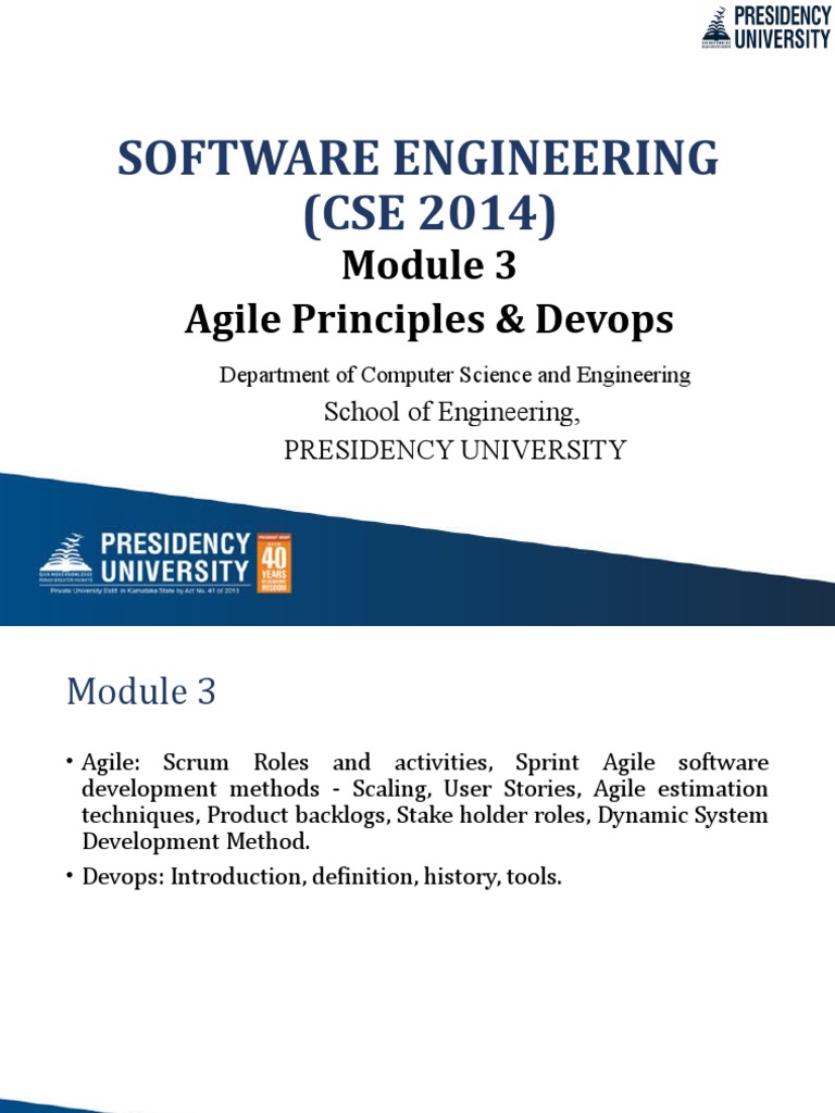 Agile Principles and DevOps Overview | PDF | Scrum (Software ...