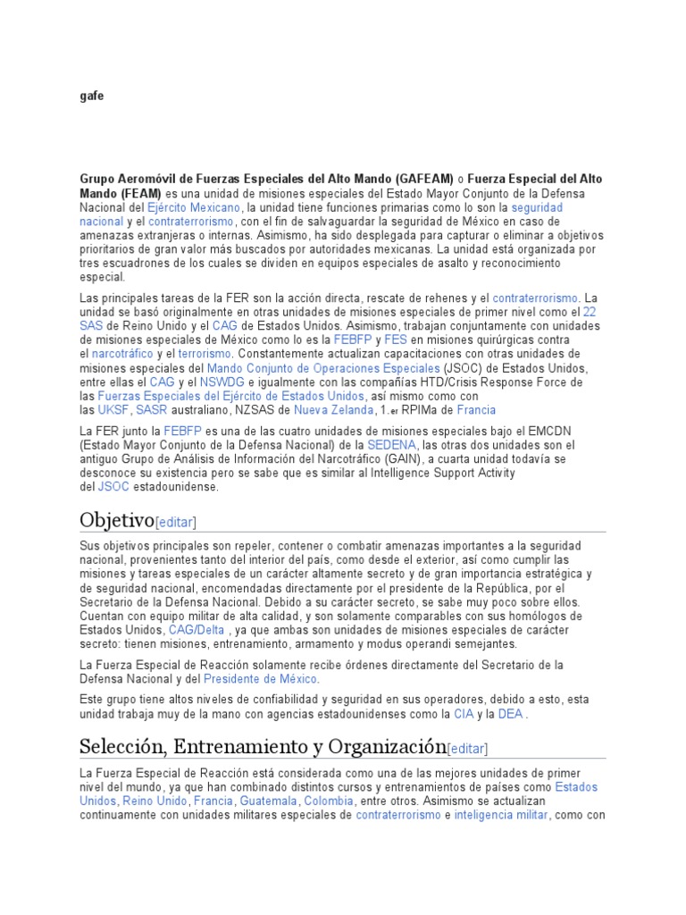 Gafe | PDF