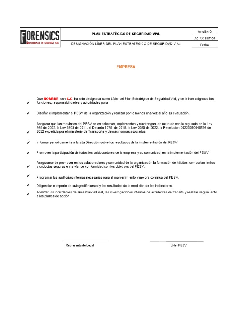 Empresa: Nombre C.C | PDF Empresa: Nombre C.C | PDF