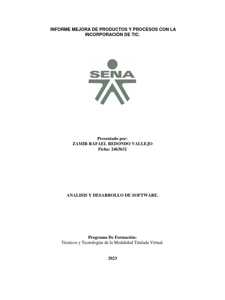GA1-220501046-AA3-EV01-Informe Mejora de Productos y Procesos Con La ... GA1-220501046-AA3-EV01-Informe Mejora de Productos y Procesos Con La ...