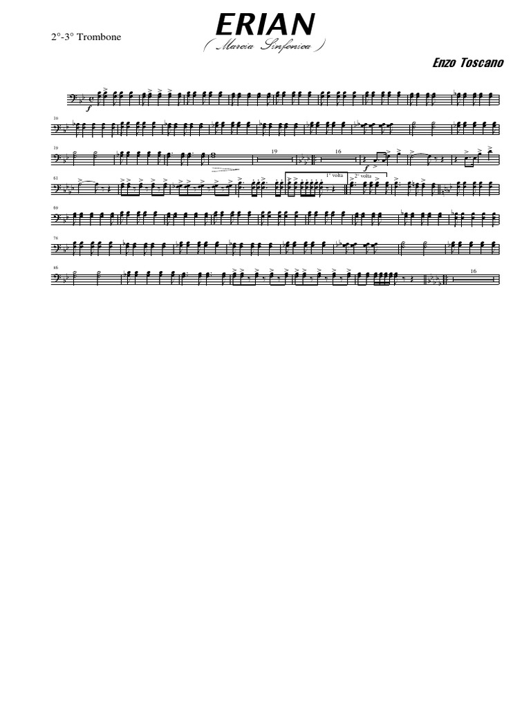 Erian - 2°-3° Trombone - MUS | PDF