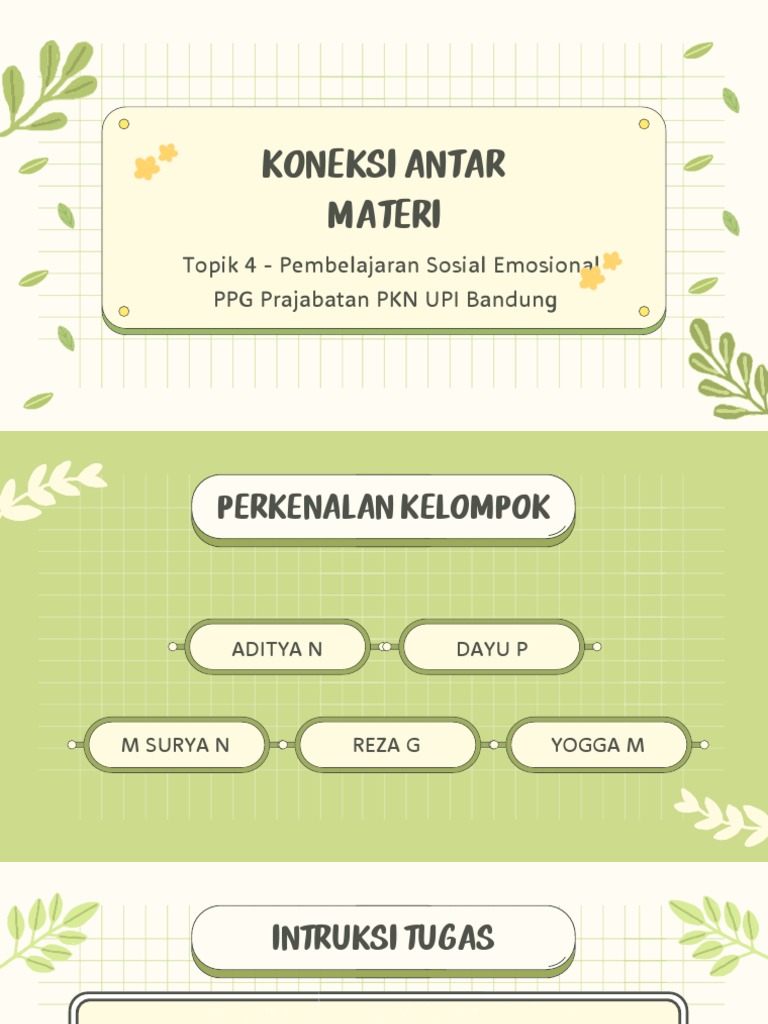 Topik 4 - Koneksi Antar Materi - PSE - Kelompok | PDF | Karier & Perkembangan