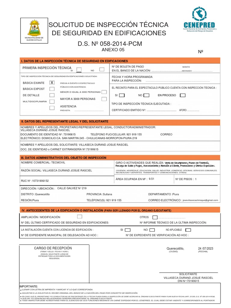 2 - Solicitud-de-ITSE | PDF