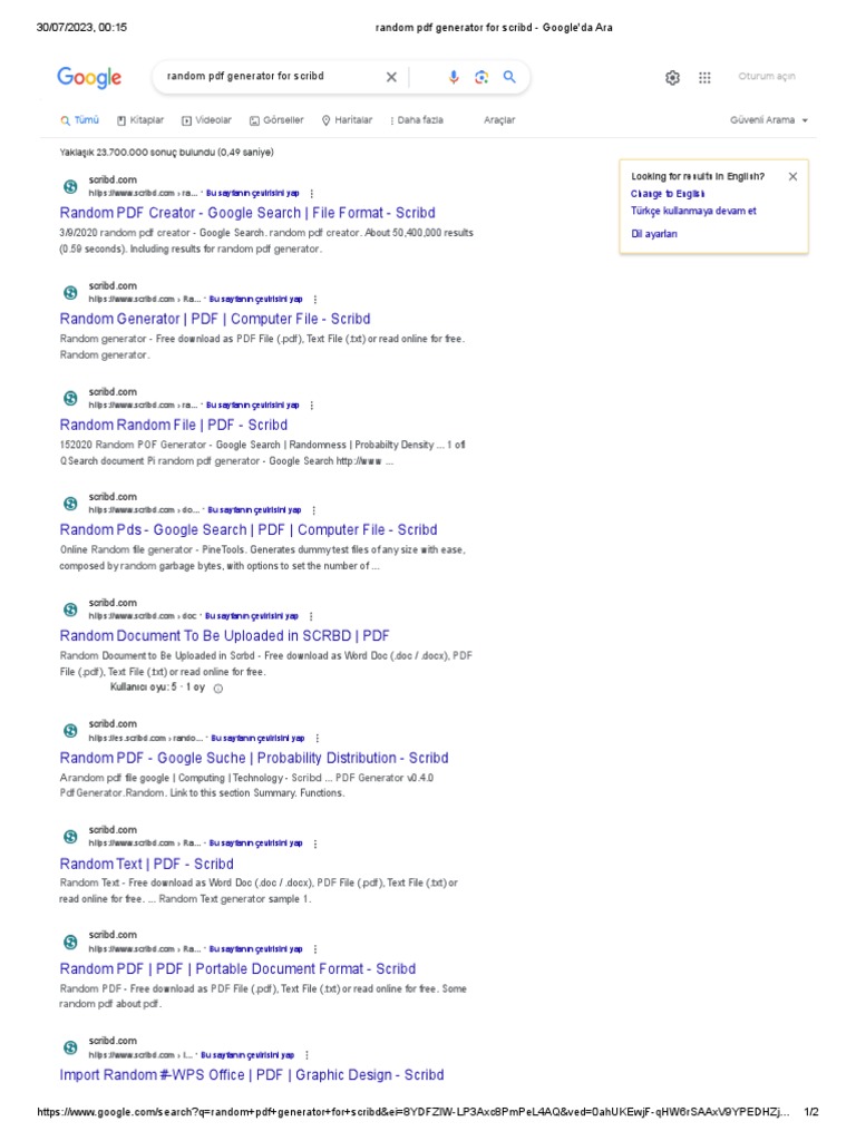 Random PDF Generator For Scribd - Google'da Ara | PDF | Scribd | Computer Data