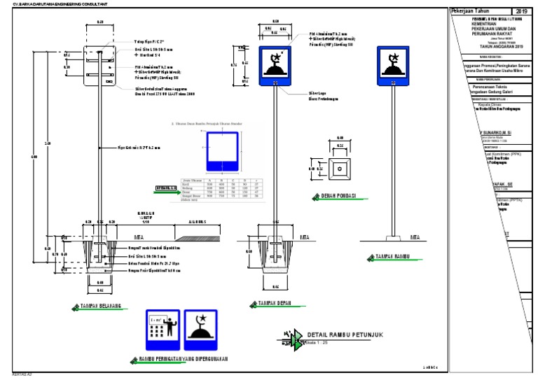 Denah Pondasi: MTA MTA MTA | PDF