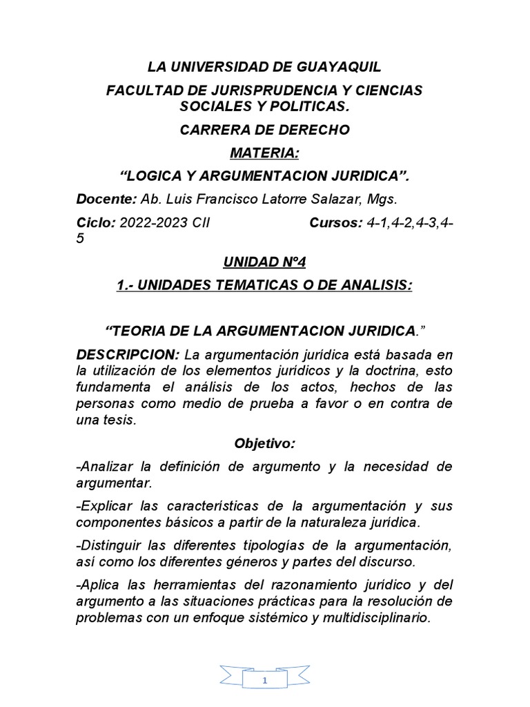 Teoría de la Argumentación Jurídica | PDF | Argumento | Falacia