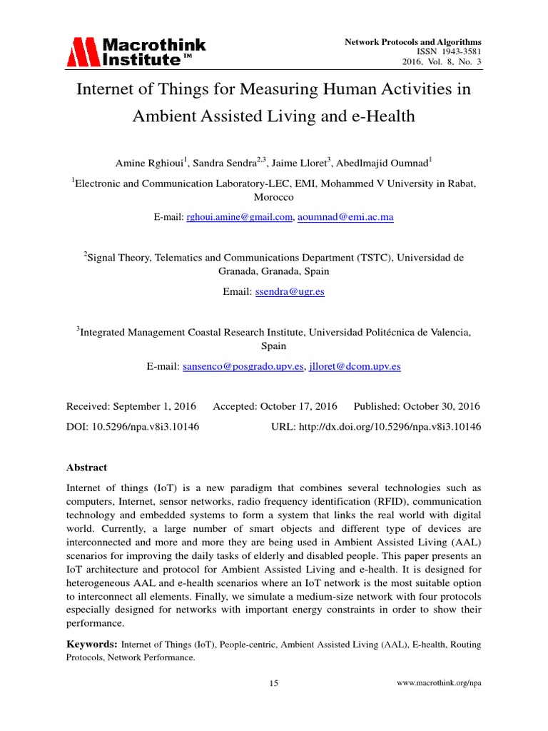 Amine Rghioui;Sendra;Lloret - Internet of Things for Measuring Human Activities in Ambient ...