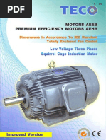 TECO Motor Catalogue | PDF