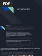 Describe Indigenous Governance Prior To The Settlement of Canada | PDF ...