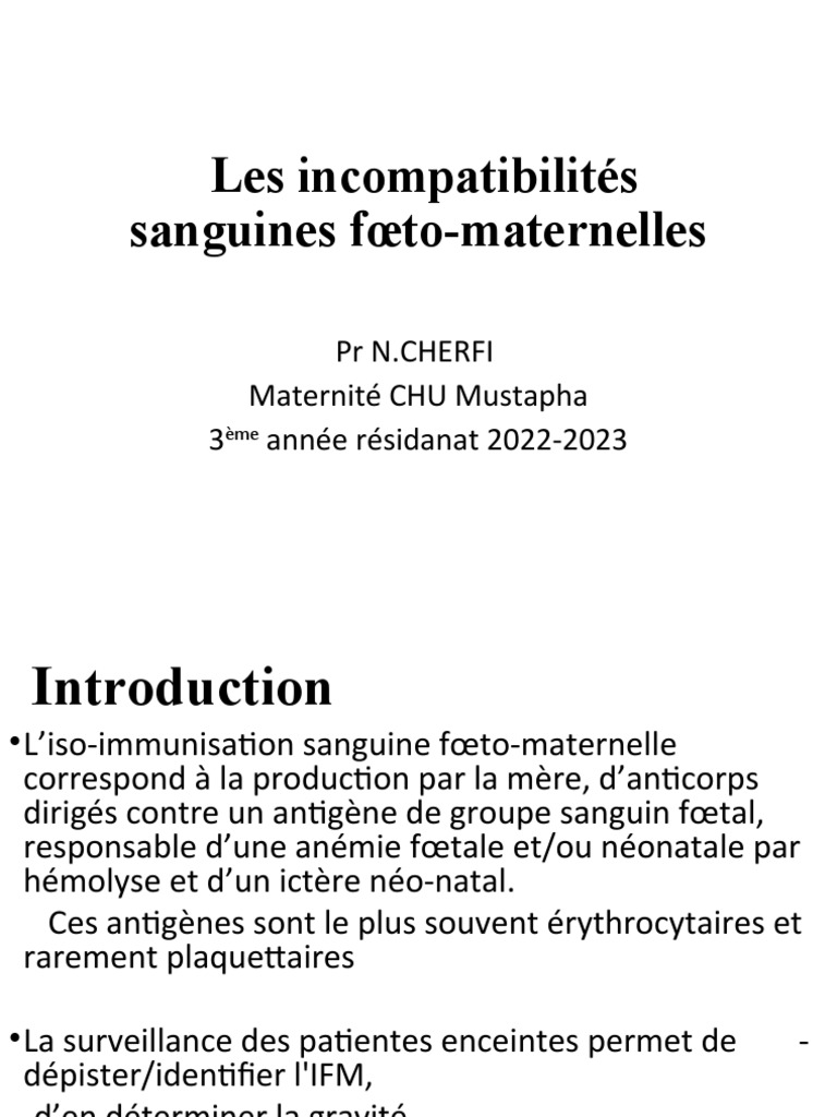 Cours R3 ISFM PR Cherfi | PDF