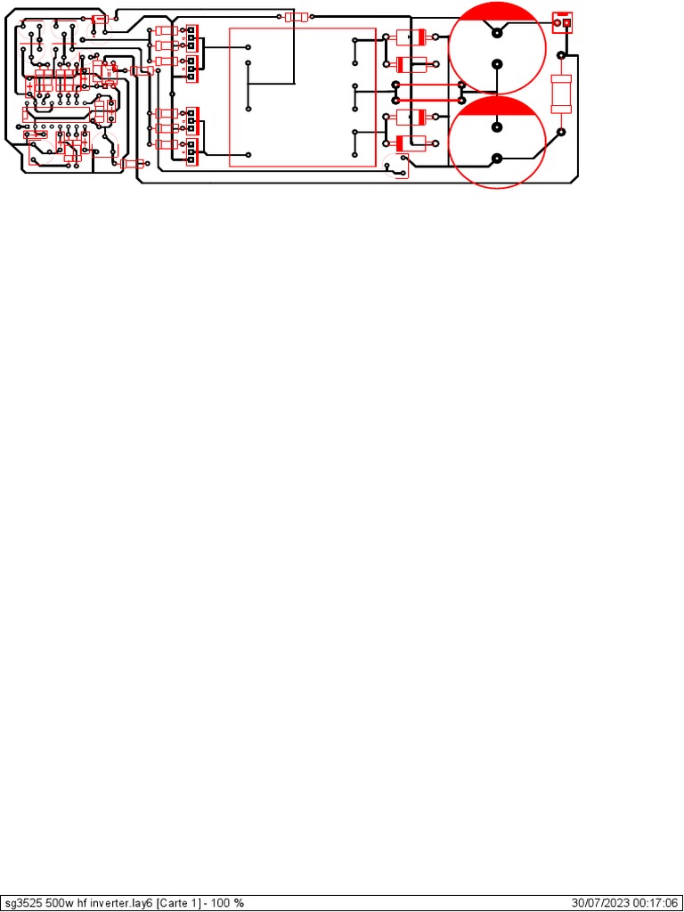 Sg3525 500w HF Inverter - Lay6) | PDF