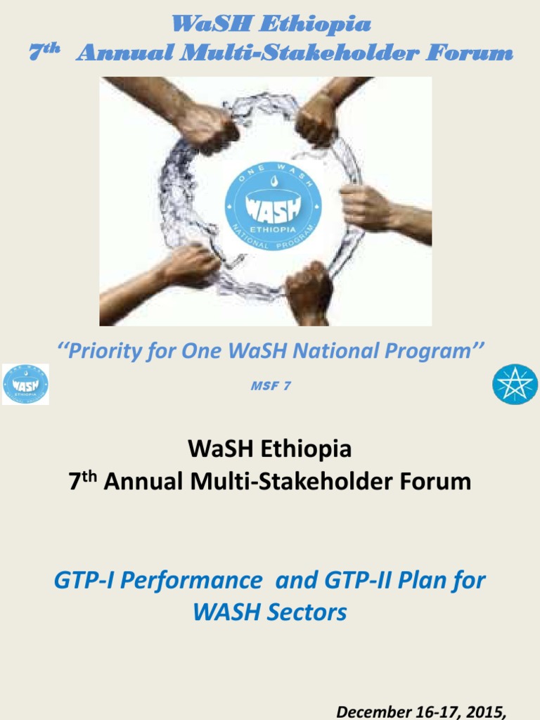 GTP I Achievements and GTP II Plan | PDF | Wash | Water Supply