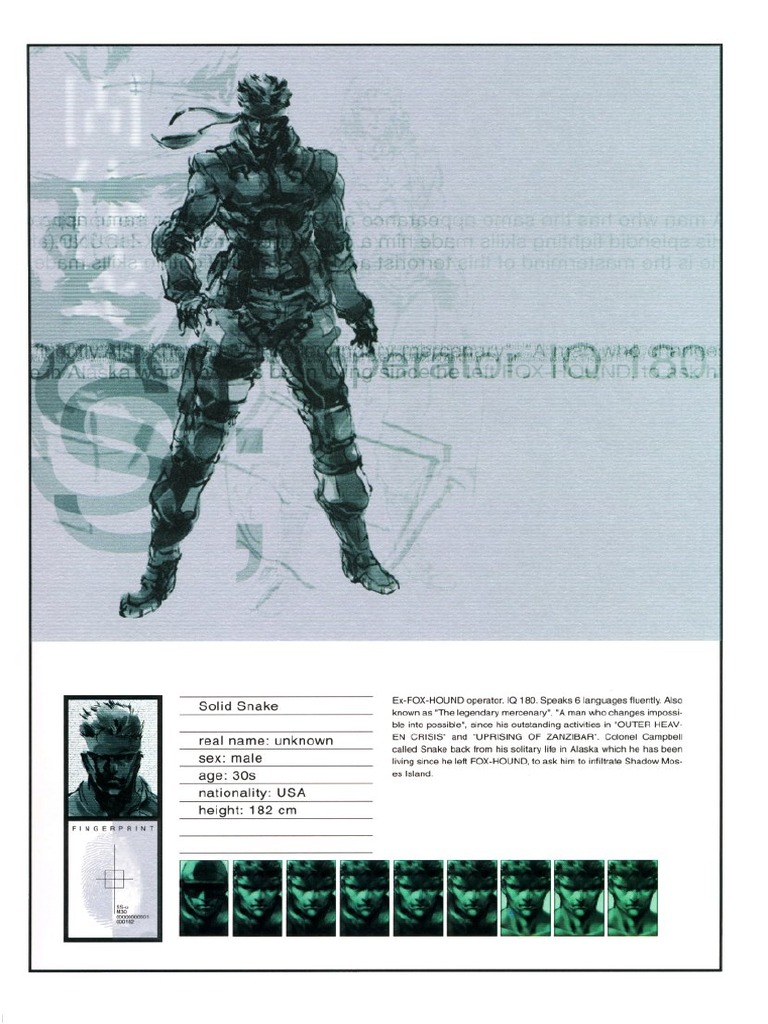 MGS 1.2 | PDF