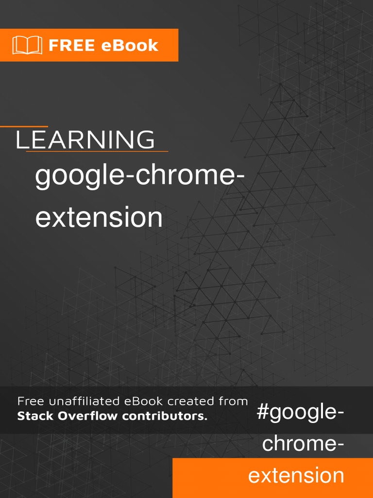 Google Chrome Extension | PDF | Computers