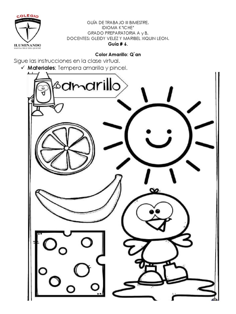 GUÍA 6 III DE TRABAJO Idioma Kiche. | PDF