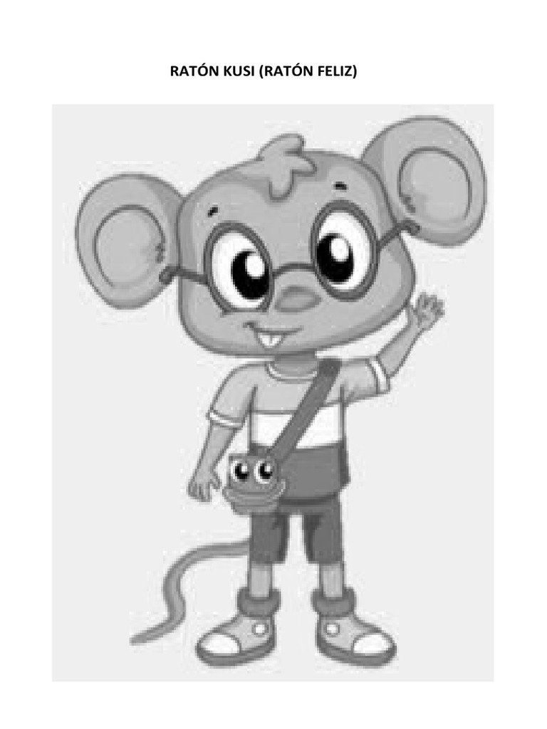 RATÓN KUSI para Colorear | PDF