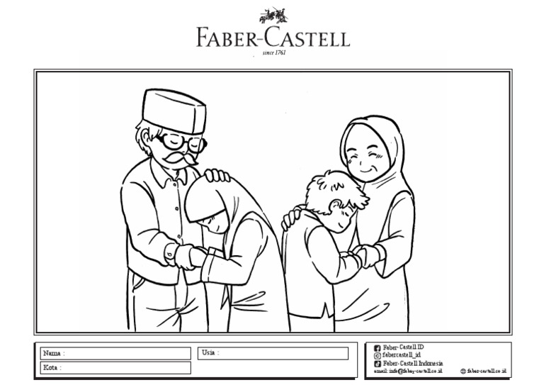 (Repost) Lembar-Mewarnai-Faber-Castell-Idulfitri | PDF