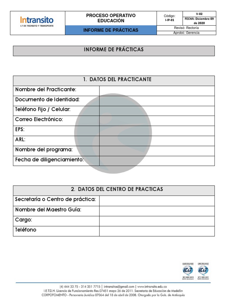 I-Ip-01 Informe de Prácticas | PDF | Informática