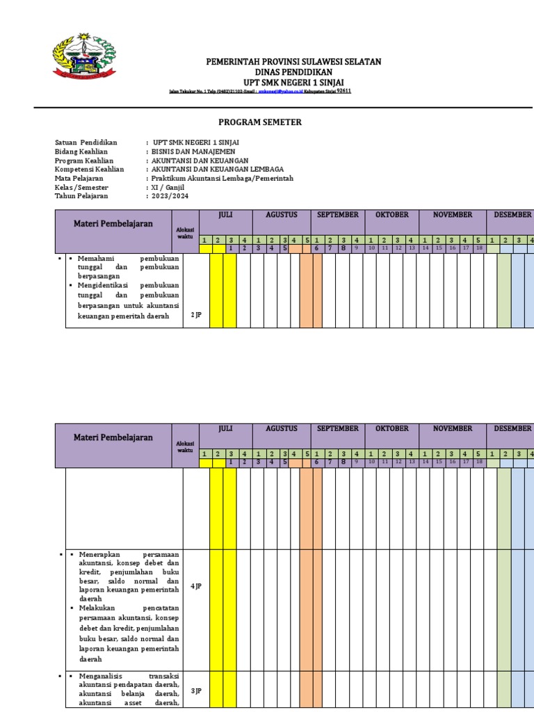 Prosem P.akl KLS Xi | PDF