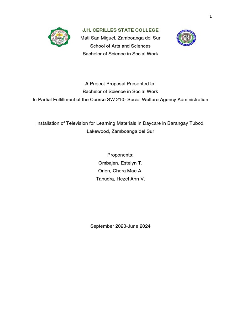 Project Proposal | PDF
