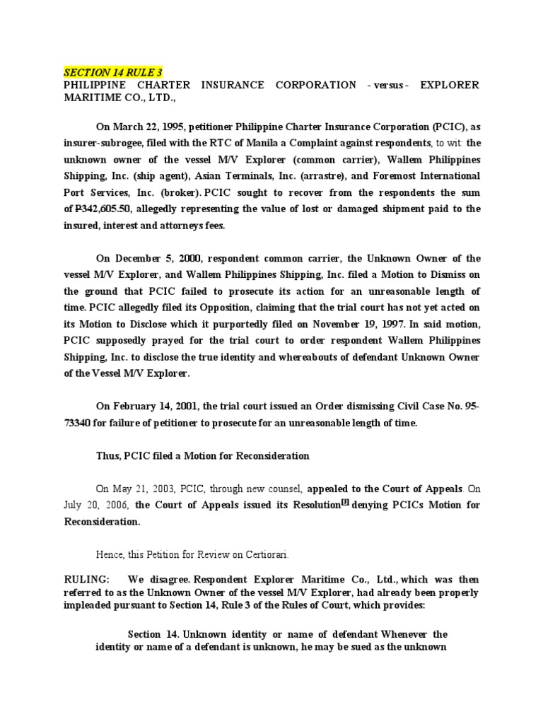 Section 14 Rule 3 | PDF | Foreclosure | Mortgage Law
