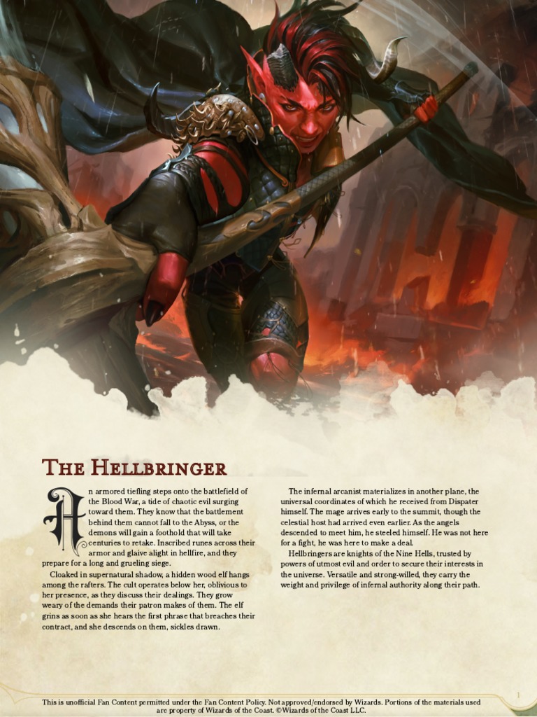 The Hellbringer | PDF