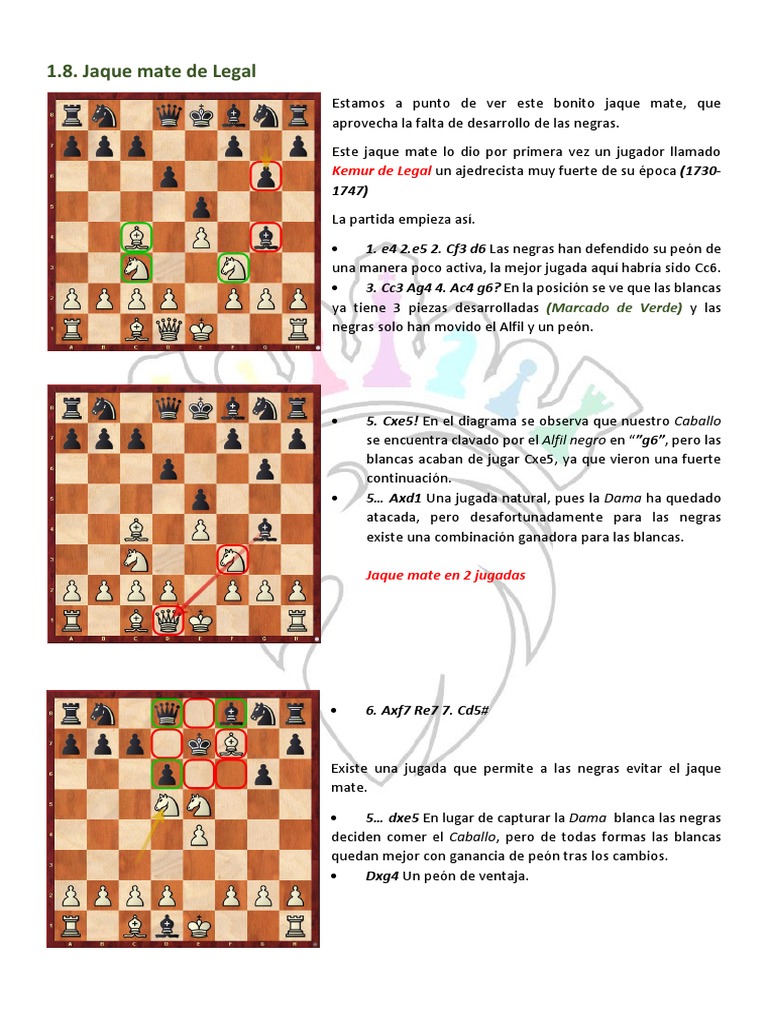 1.8. Jaque Mate de Legal | PDF