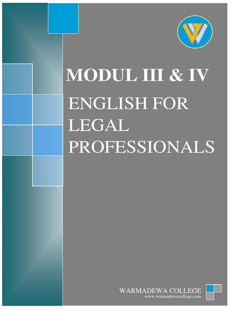 English For Legal Materi 3&4 | Download Free PDF | Madam | Justice
