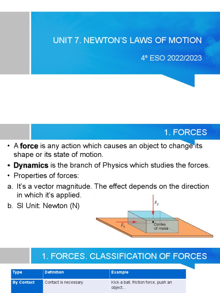 2223 Unit 7 | Download Free PDF | Force | Fundamental Interaction
