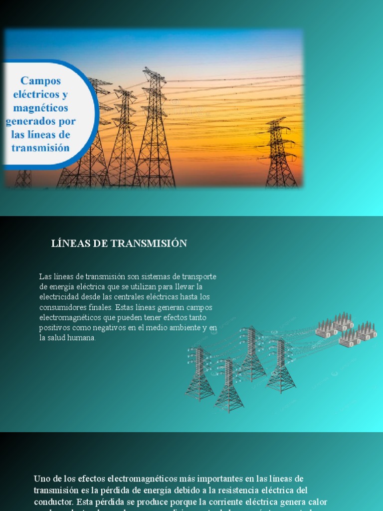 Electromagnetismo en Lineas de Transmision | PDF | Transmisión de energía eléctrica | Electricidad