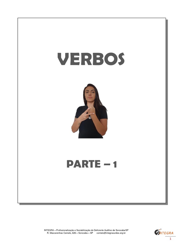 Verbos em Libras | PDF