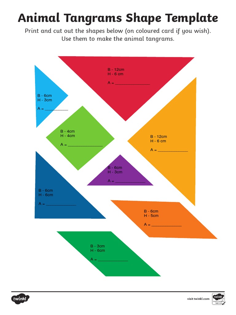 t t 16886 Eyfs Tangram Puzzle Pack Ver 3 | PDF