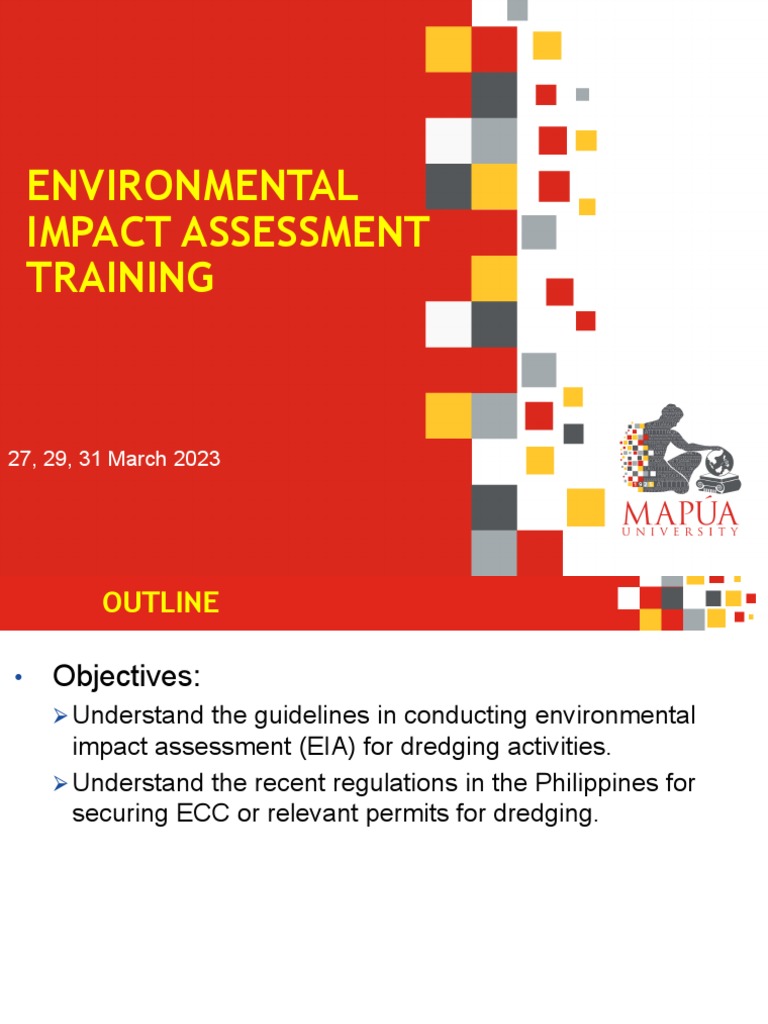 EIA Training Day 1 27 March 2023 Dredging | Download Free PDF | Environmental Impact Assessment ...