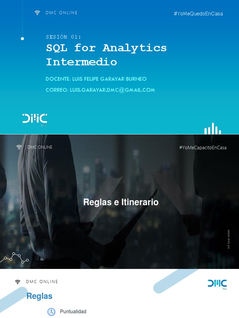 Curso Intermedio de SQL para Análisis | PDF | SQL | Datos de computadora